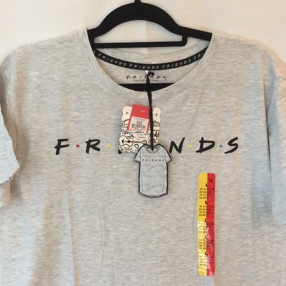 FRIENDS | Tops | Friends Tv Show Series Long Tshirt Nightshirt Nwt ...
